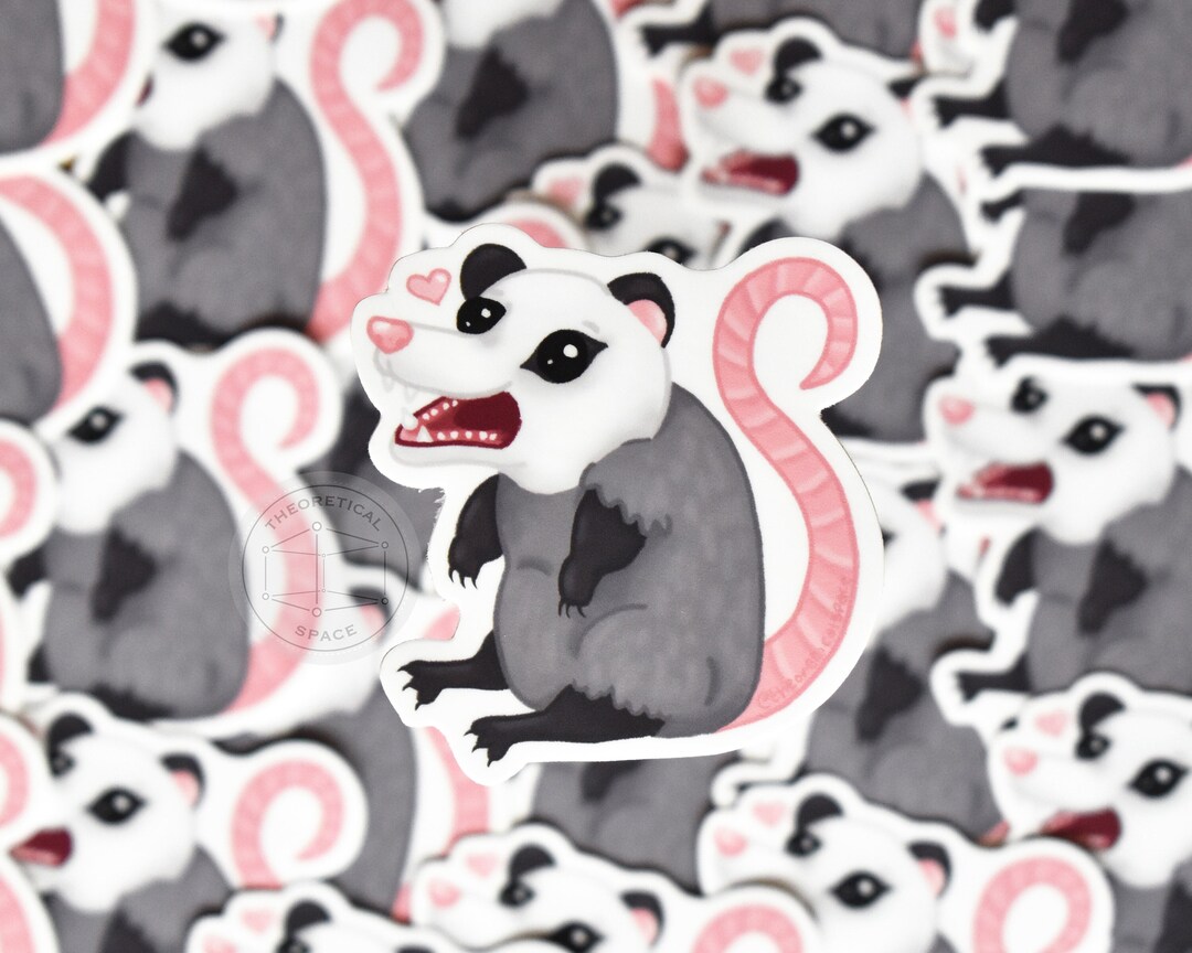 Opossum Love Sticker - Etsy