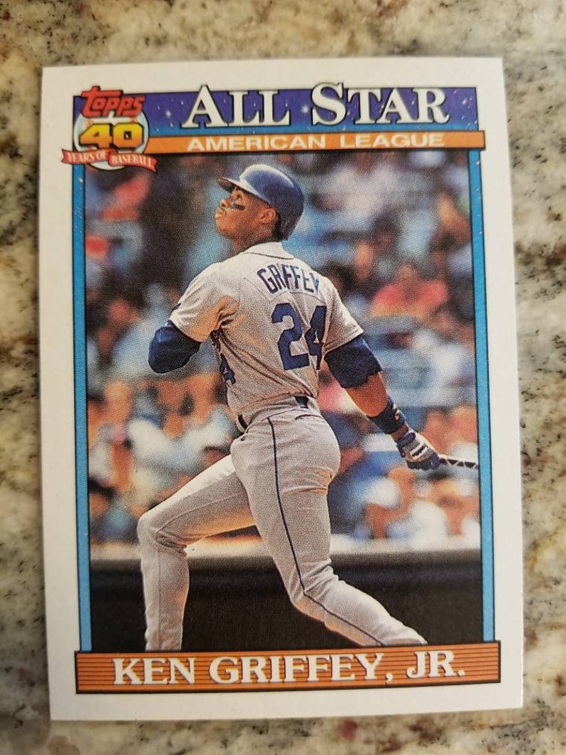 Ken Griffey Jr 1990 Topps #392 - Etsy