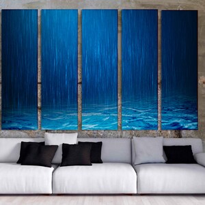 Rain Water Drop, Falling Raindrops Poster, Raindrops on the Surface ...