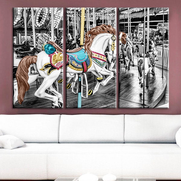 Carousel Art - Etsy