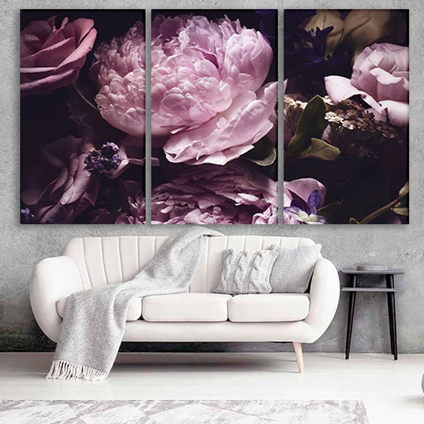 Peony Wall Art - Etsy
