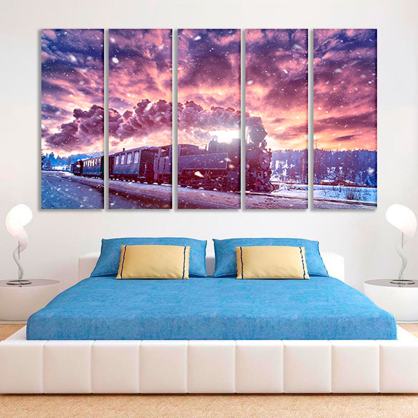 Train Wall Art Train Wall Decor Train Decal Train Print Train - Etsy