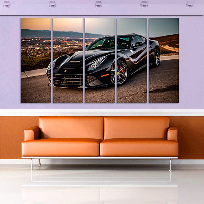 Ferrari Canvas Art Ferrari Wall Decor Ferrari Home Decor | Etsy