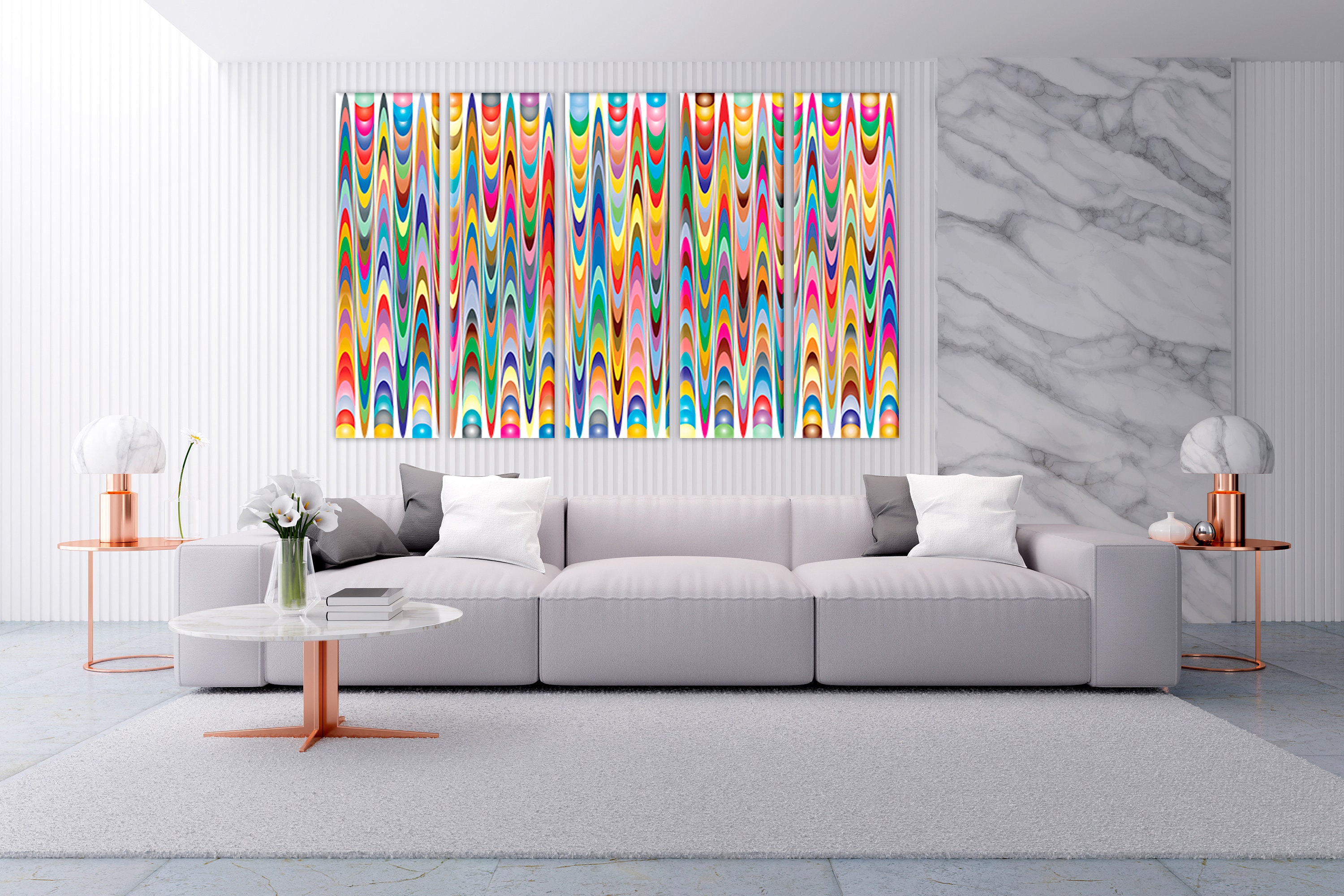 Abstract canvas print Abstract wall art Colorfull abstract art | Etsy
