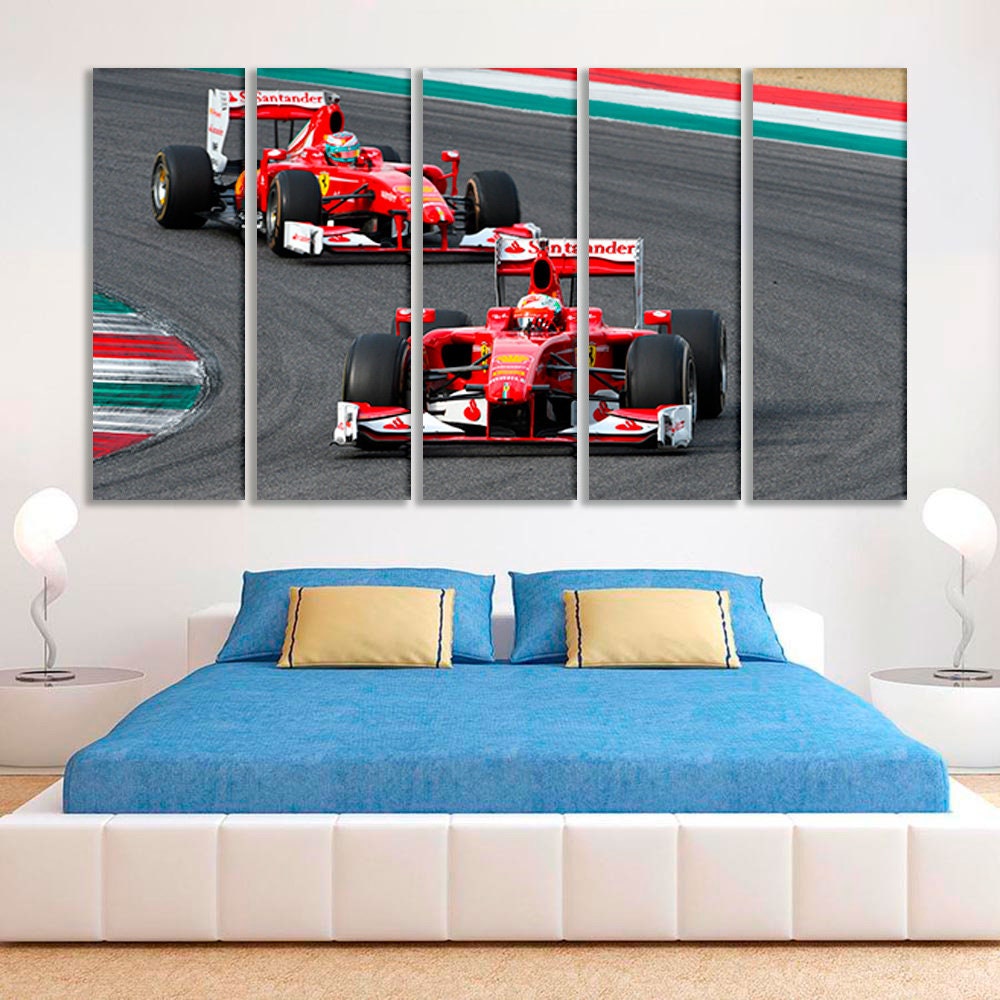 Canvases Set of F1 Formula 1 Canvas Formula 1 Art Formula 1 | Etsy