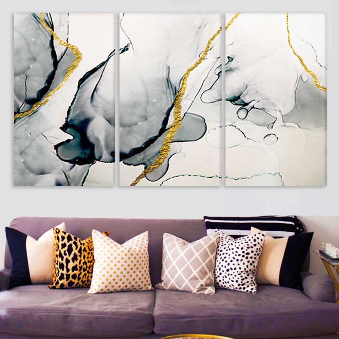 Canvas Wall Art Marble Art Abstract Wall Art Marble Canvas | Etsy