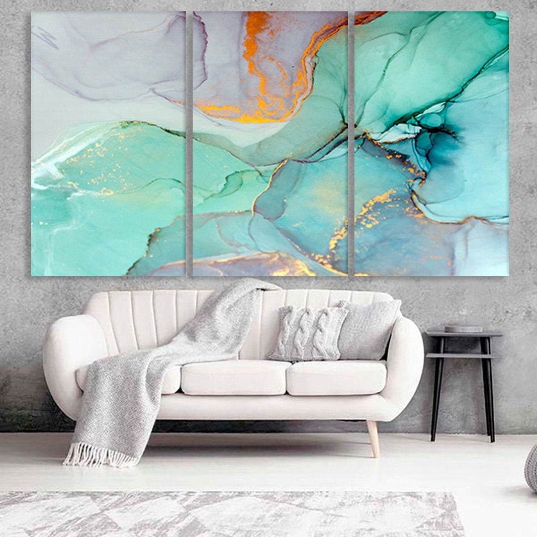 Canvas Wall Art Marble Art Abstract Wall Art Marble Canvas Print Marble ...