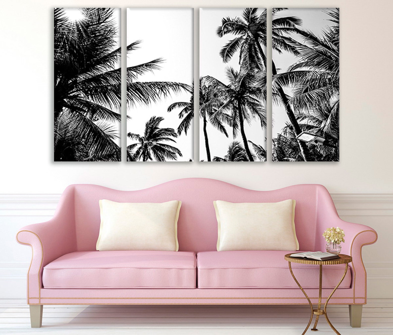 Palm Canvas Art Palm Trees Wall Art Palm Canvas Palm Photo | Etsy