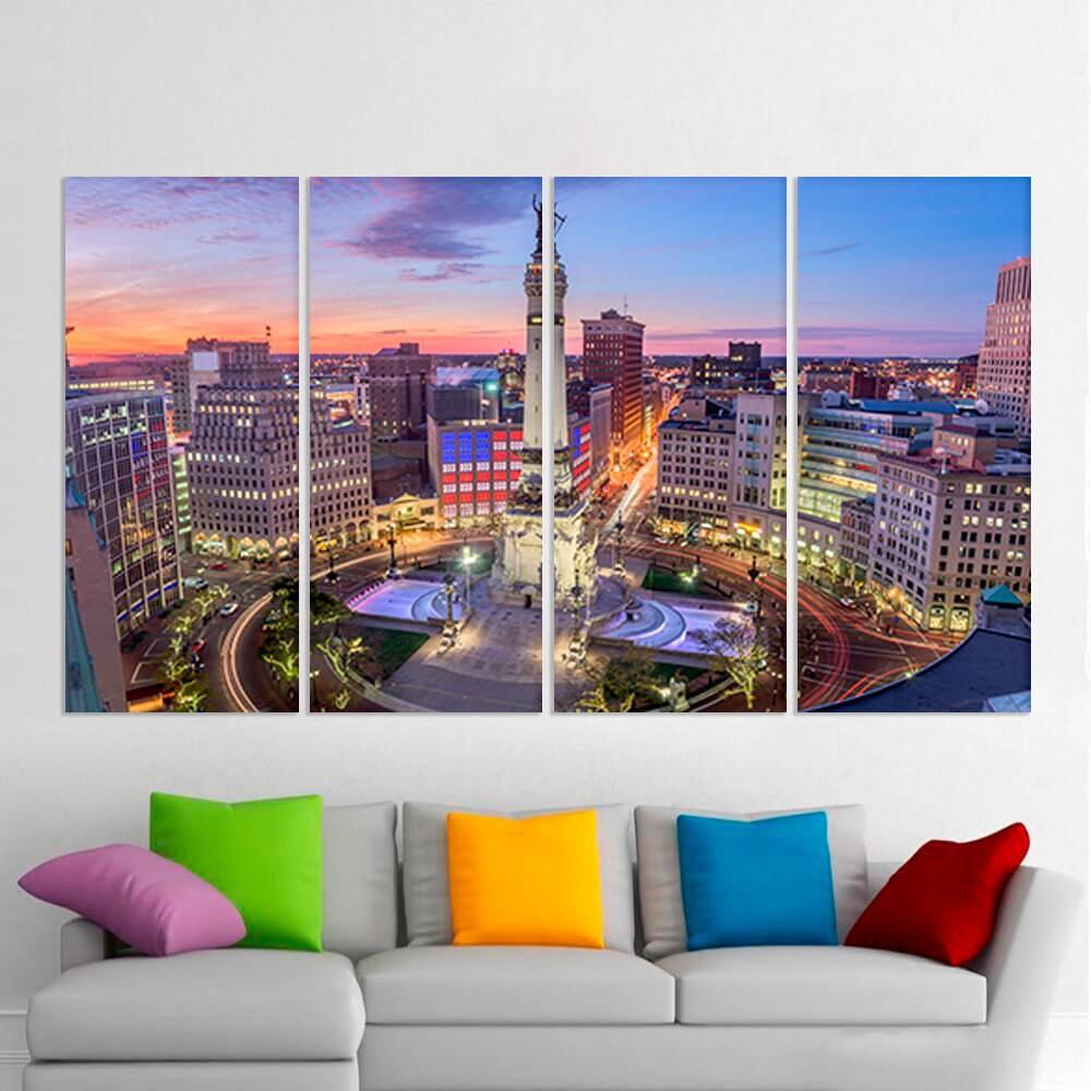 Indiana Canvas Indiana Wall Art Indiana Print Indiana Photo - Etsy