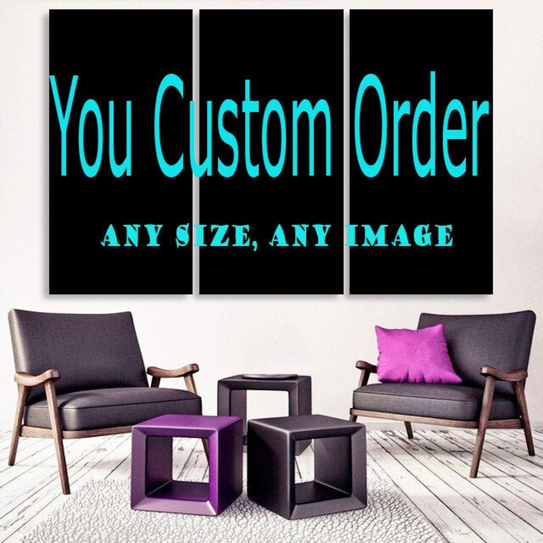 Custom Canvas Print, Custom Poster Print, Large Canvas, Canvas Set ...