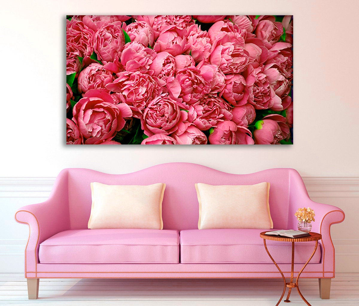 Peonies Print Peonies Wall Art Peonies Canvas Peonies Photo | Etsy
