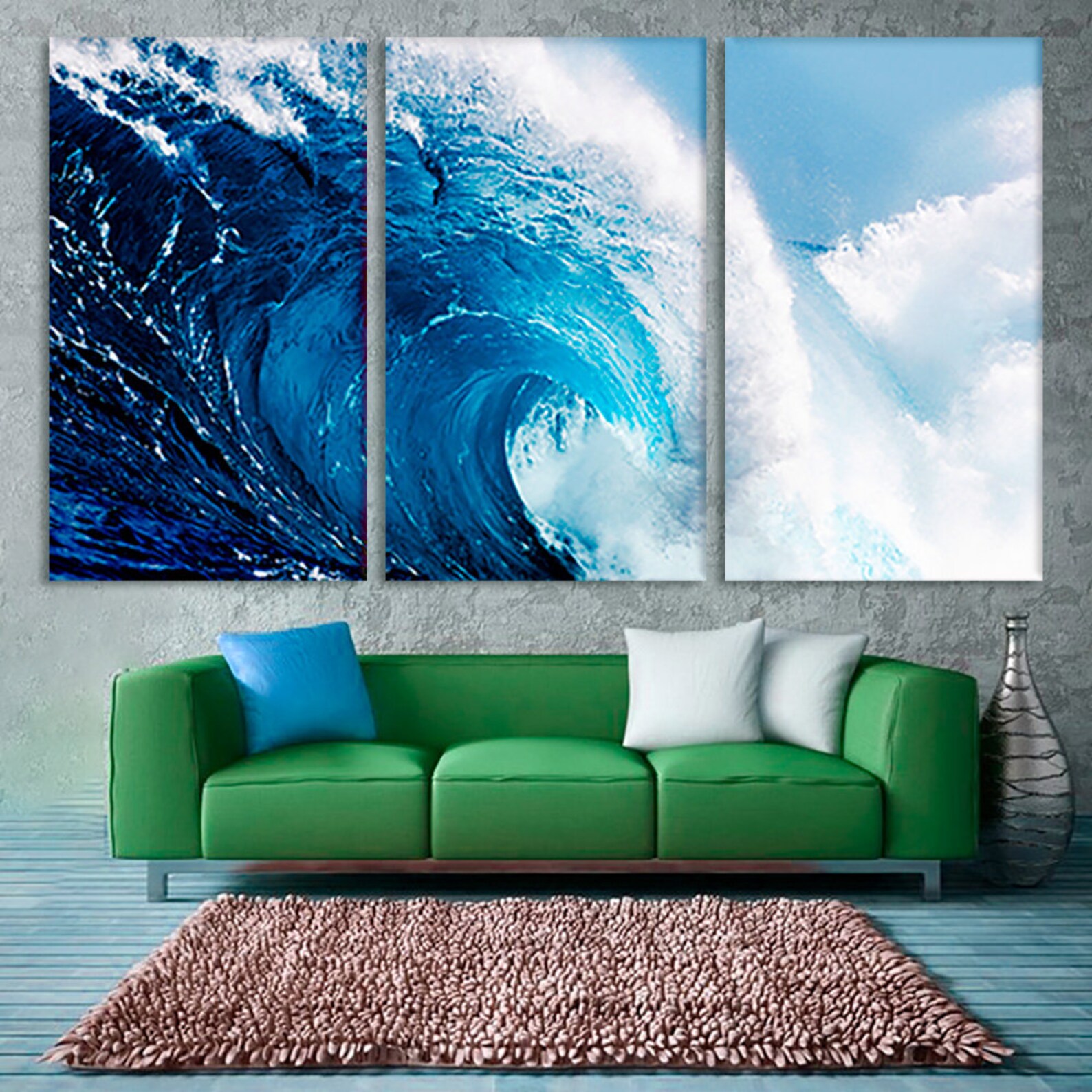 Wave Wall Art Wave Canvas Wave Poster Wave Photo Wave Prints - Etsy