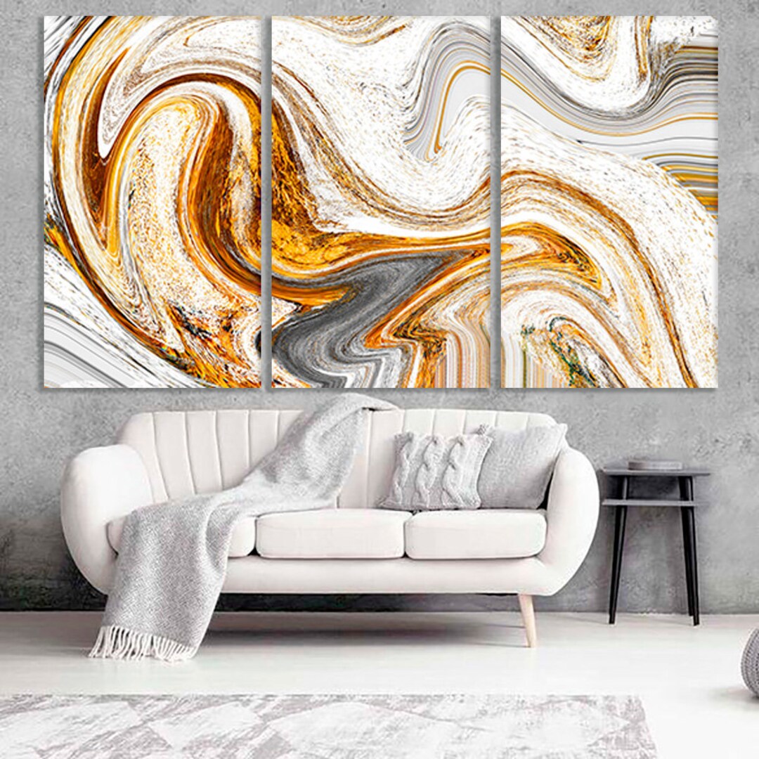 Marble Poster Marble Wall Art Canvas Wall Art Marble Art Abstract Wall ...