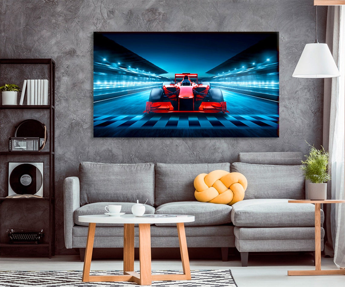 Canvases set of formula Formula 1 canvas Formula 1 wall art | Etsy