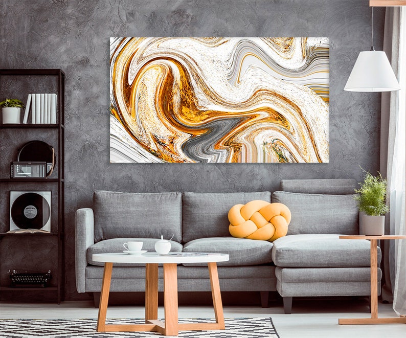 Marble Poster Marble Wall Art Canvas Wall Art Marble Art | Etsy