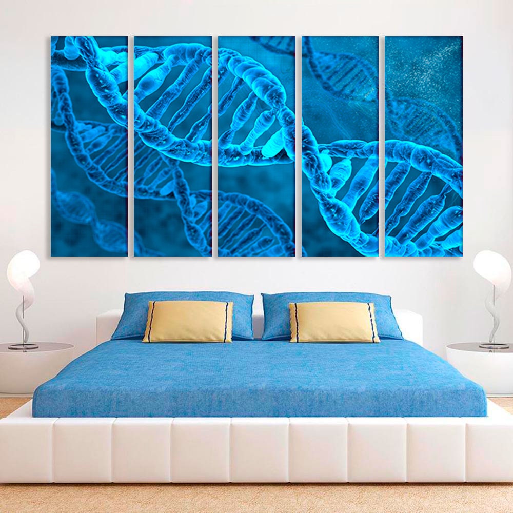 DNA Canvas Science Print Motivational Art DNA Art Decor DNA - Etsy
