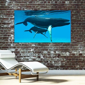 Whales Canvas Whales Poster Whales Print Canvas Set of Whales - Etsy