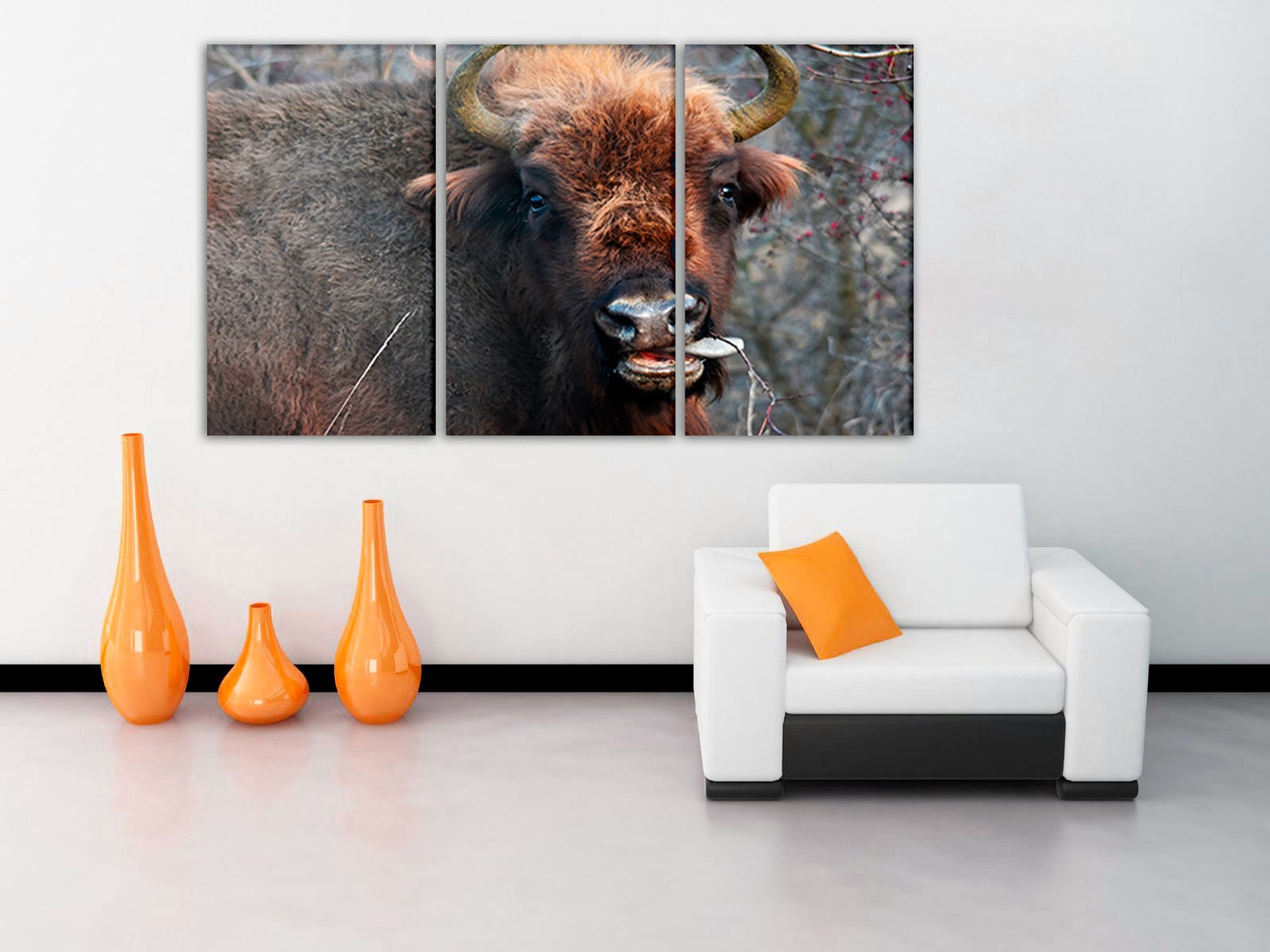 Bison Wall Art Bison Decor Bison Art Bison Canvas Bison Photo | Etsy