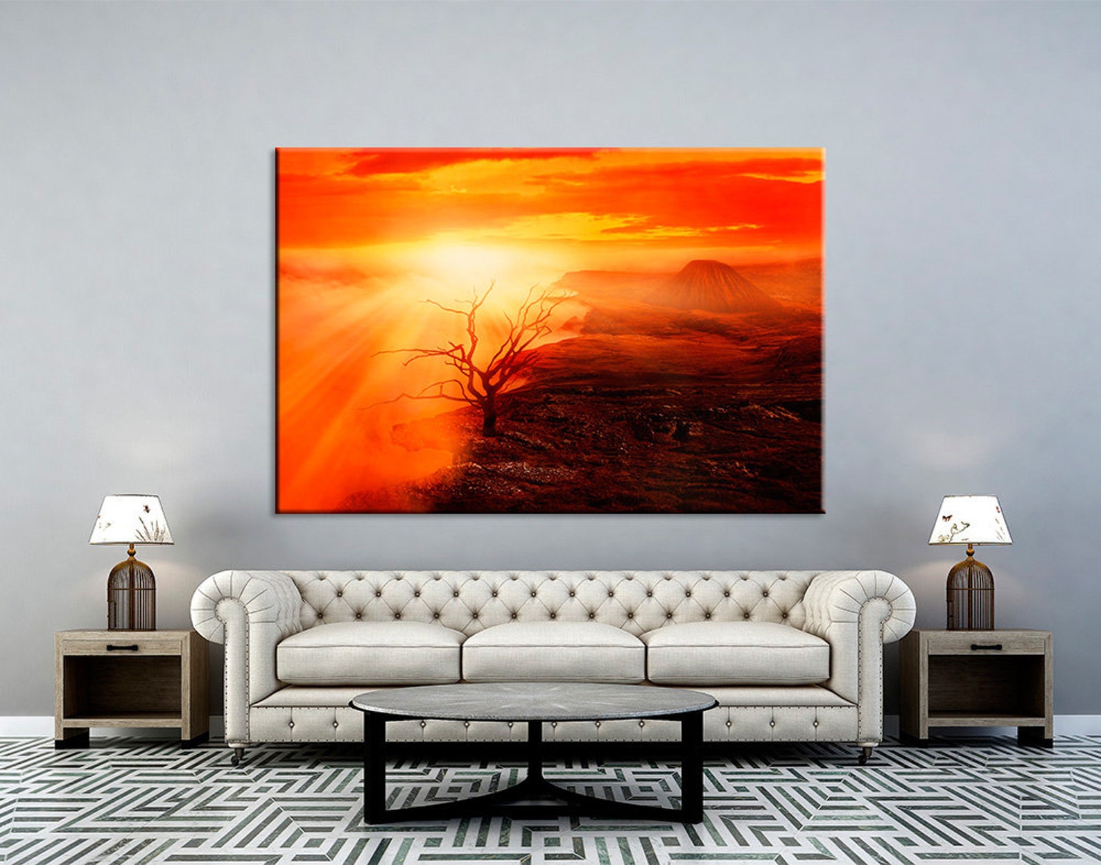 Sunset Wall Art Sunset on Canvas Print Landscape Photography - Etsy