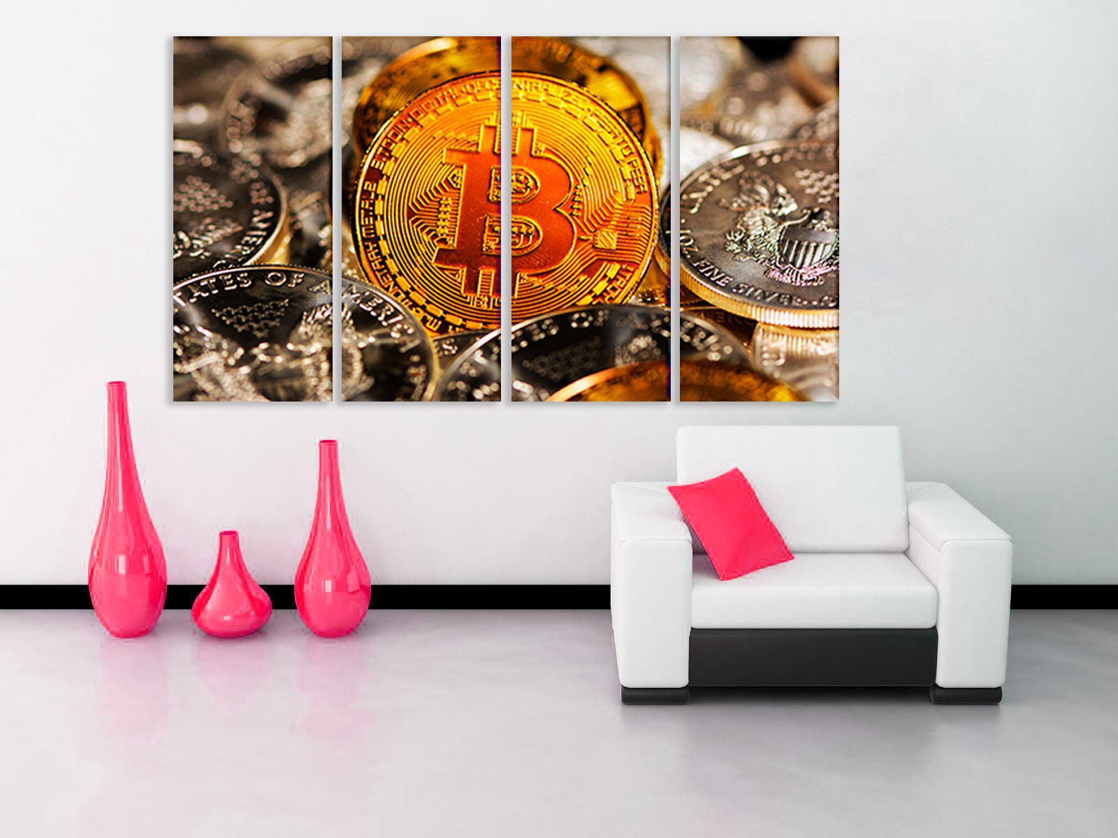Bit Coin Wall Art Bit Coin Photo Abstract Wall Art Bit Coin | Etsy