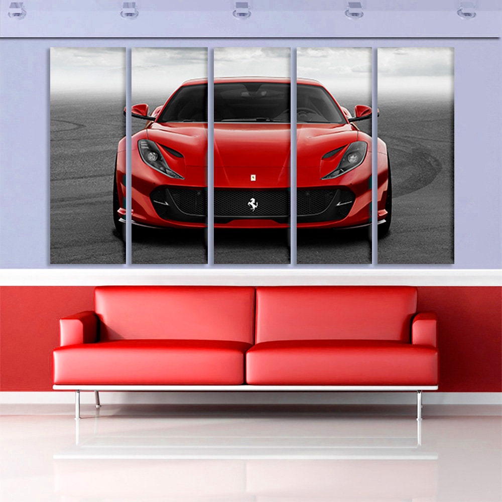 Ferrari Canvas Art Ferrari Wall Art Ferrari Poster Ferrari - Etsy