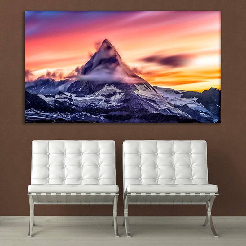 Alps Wall Art Alps Canvas Mountain Wall Art Mountains Canvas - Etsy