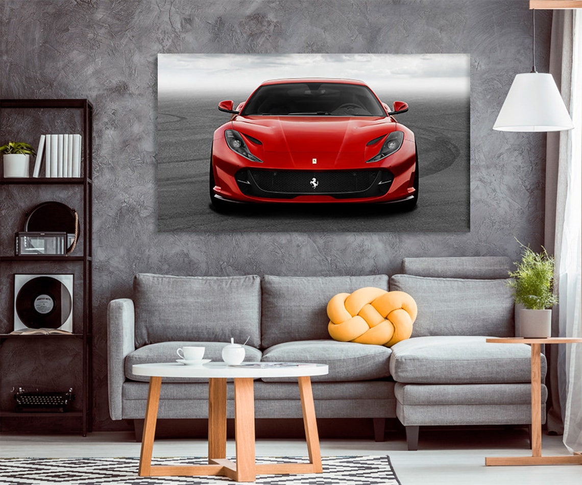 Ferrari Canvas Art Ferrari Wall Art Ferrari Poster Ferrari - Etsy