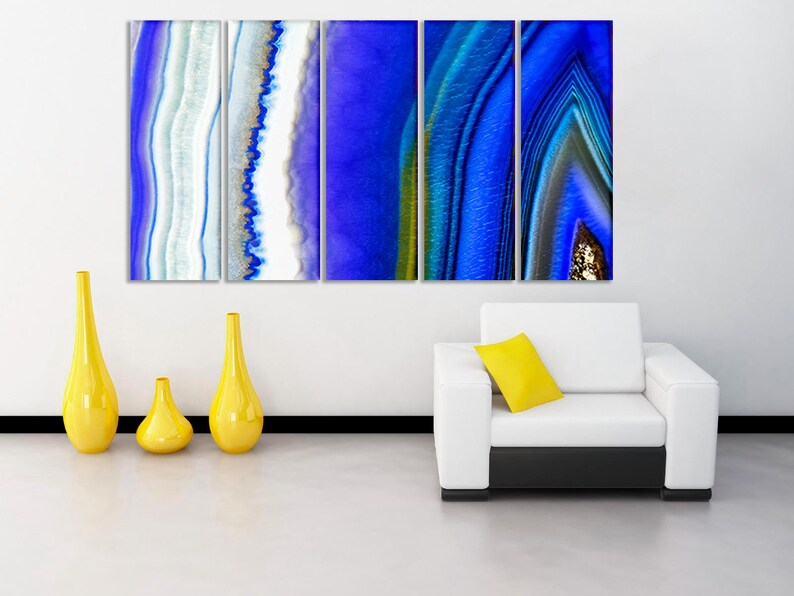 Agate Wall Art Agate Decor Abstract Modern Art Abstract Wall - Etsy