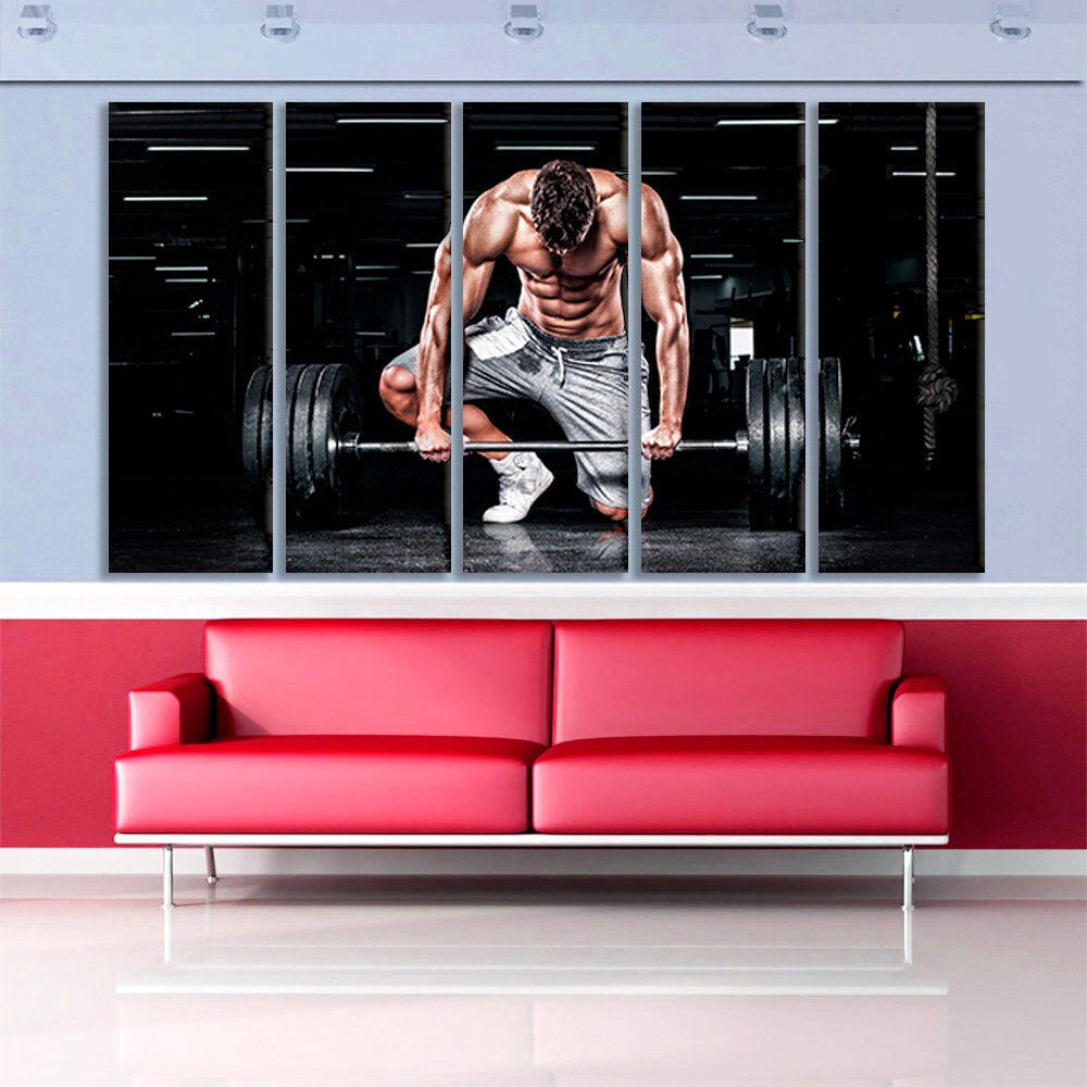 Motivation Wall Decor Motivation Art Gym Wall Art Gym Canvas | Etsy