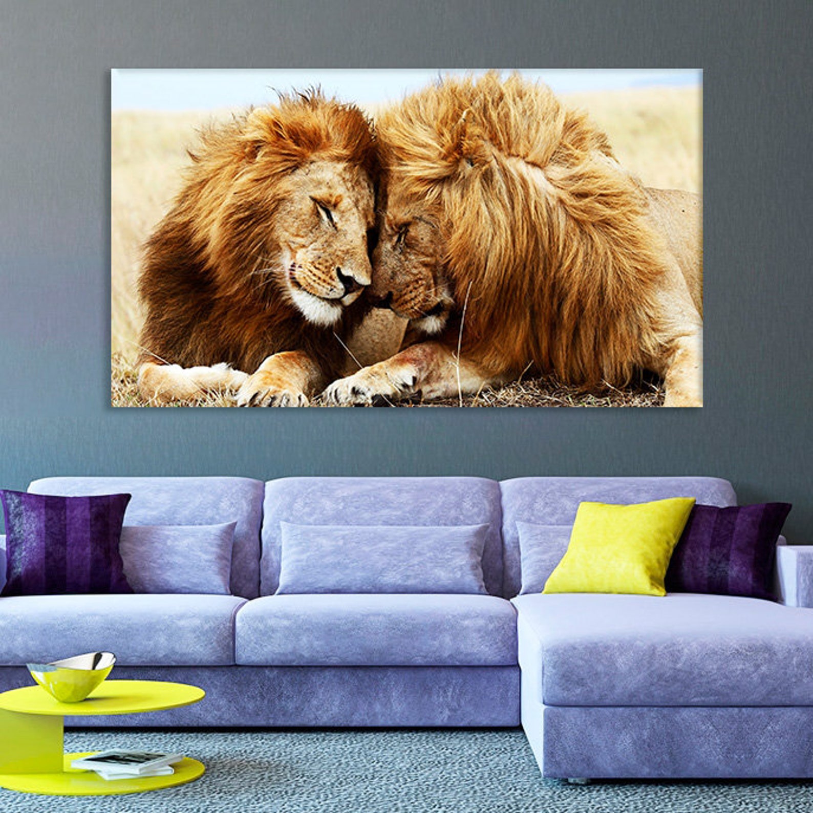 Lions Poster Lions Print Lions Wall Art Lions Canvas Lions - Etsy