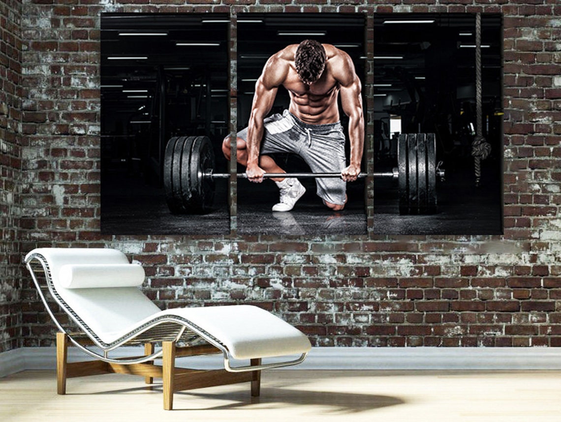 Motivation Wall Decor Motivation Art Gym Wall Art Gym Canvas | Etsy