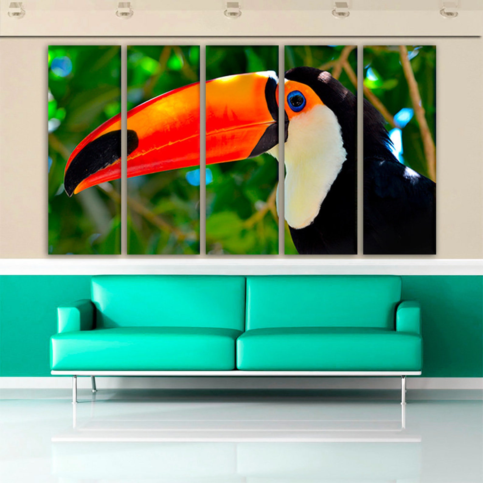 Toucan Wall Art Brazilian Canvas Art Brazilian Art Brazilian - Etsy