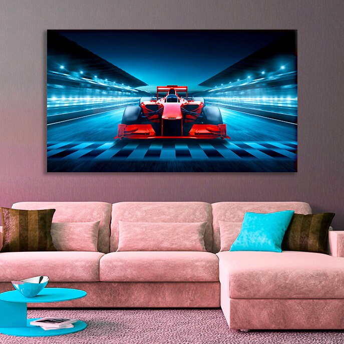 Canvases set of formula Formula 1 canvas Formula 1 wall art | Etsy