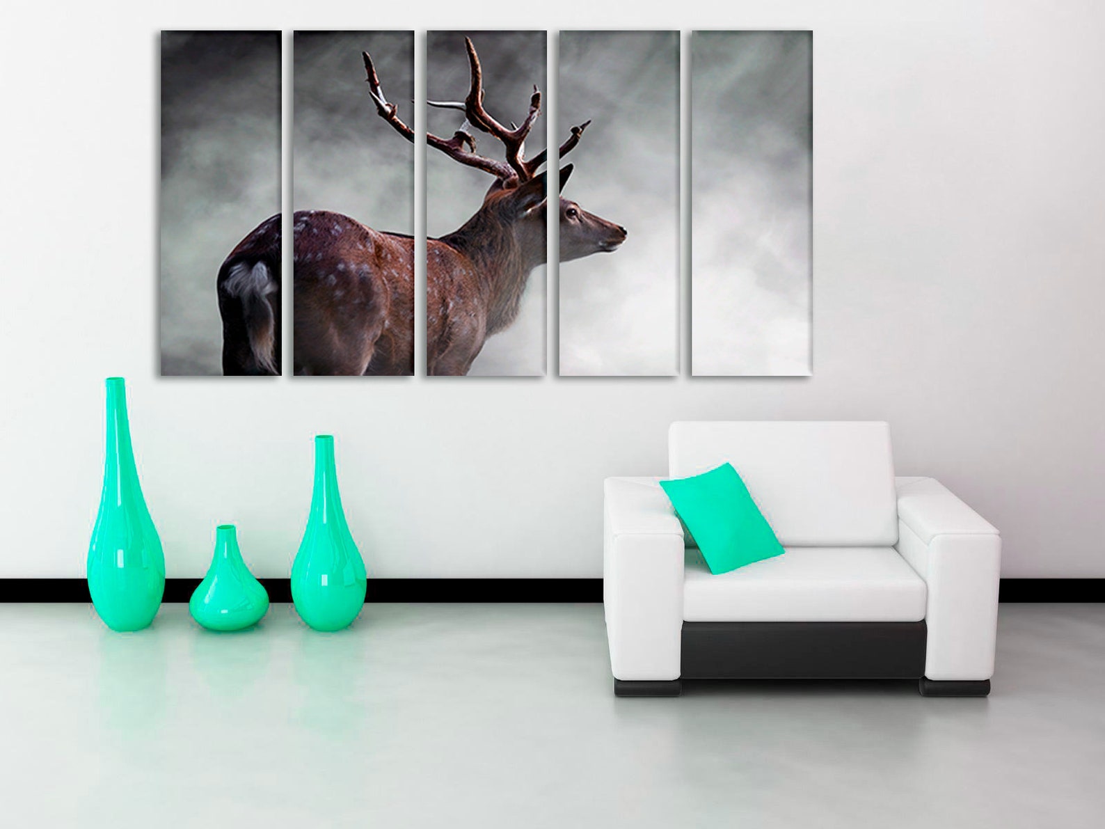 Canvases Set of Deer Deer Wall Art Deere Canvas Deer Canvas - Etsy