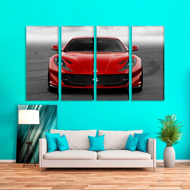 Ferrari canvas art Ferrari wall art Ferrari poster Ferrari | Etsy
