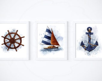 Nautical Wall Art - Etsy