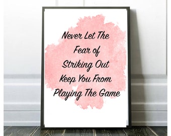 Never Let the Fear | Etsy
