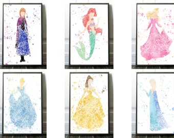 Princess Art Prints | Etsy