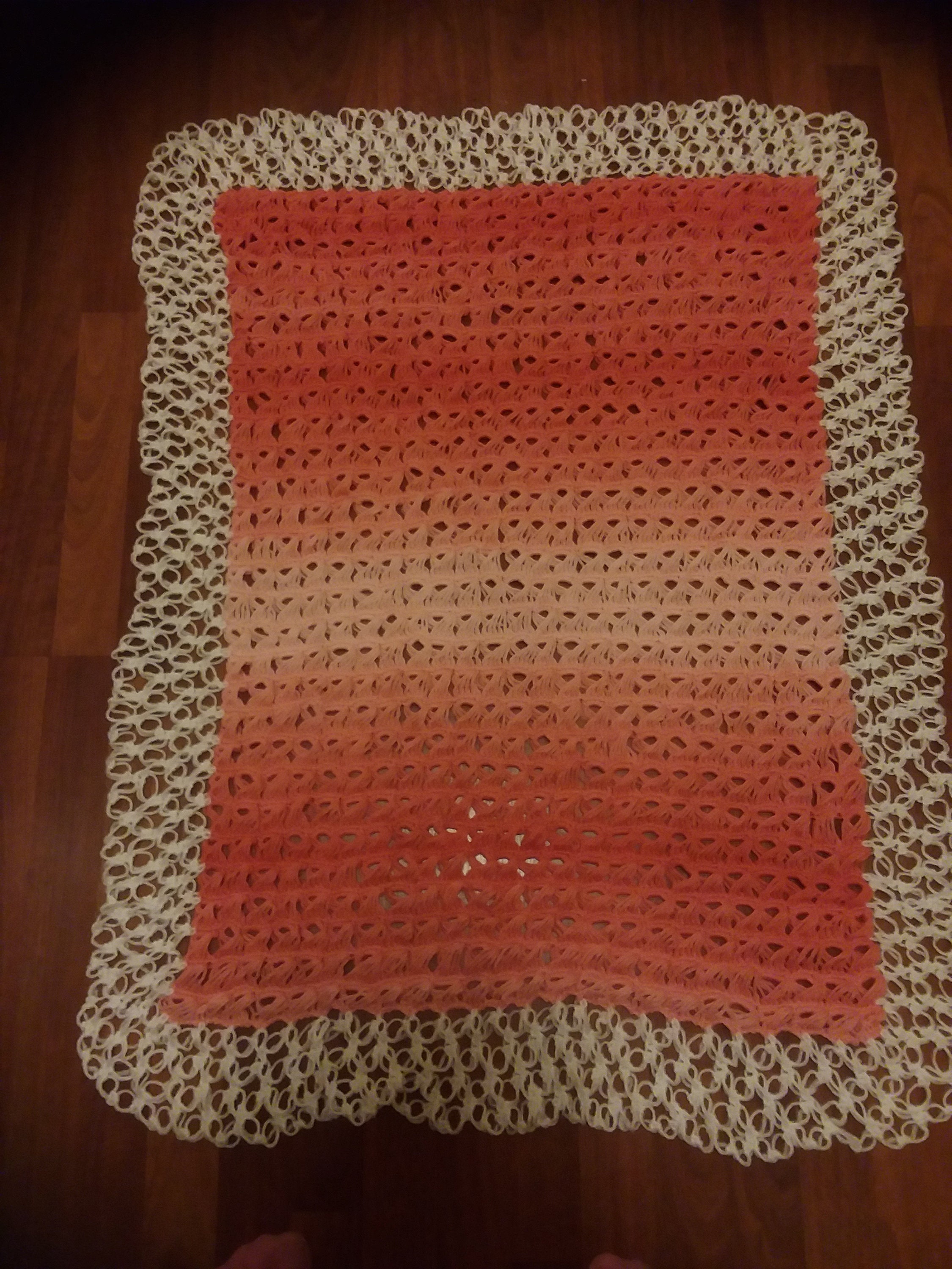 Broomstick Lace W/ Solomon's Knot Border 30 X 50 - Etsy