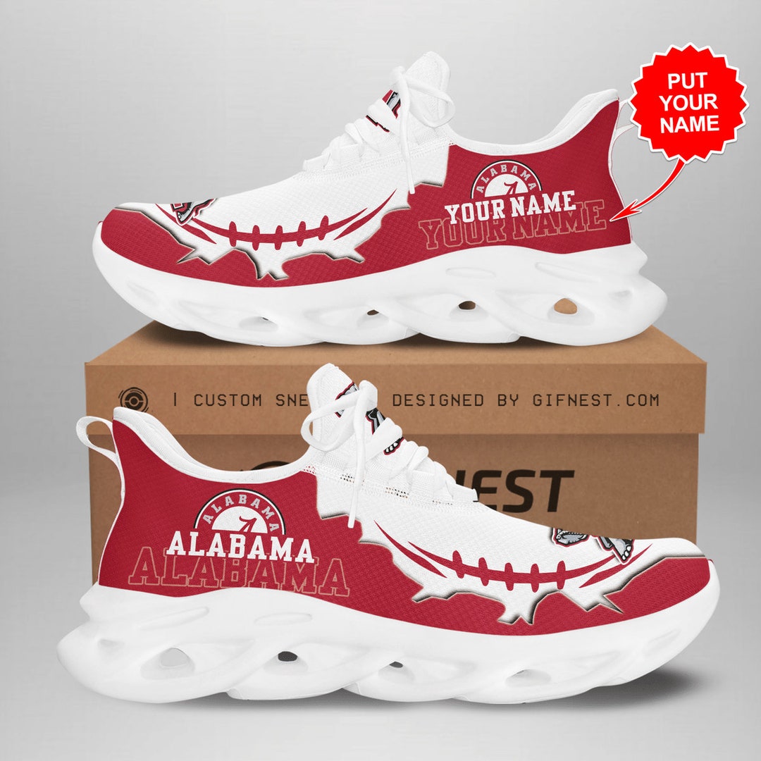 Alabama Crimson Tide Max Soul Sneakers Custom for Fans MS317 - Etsy
