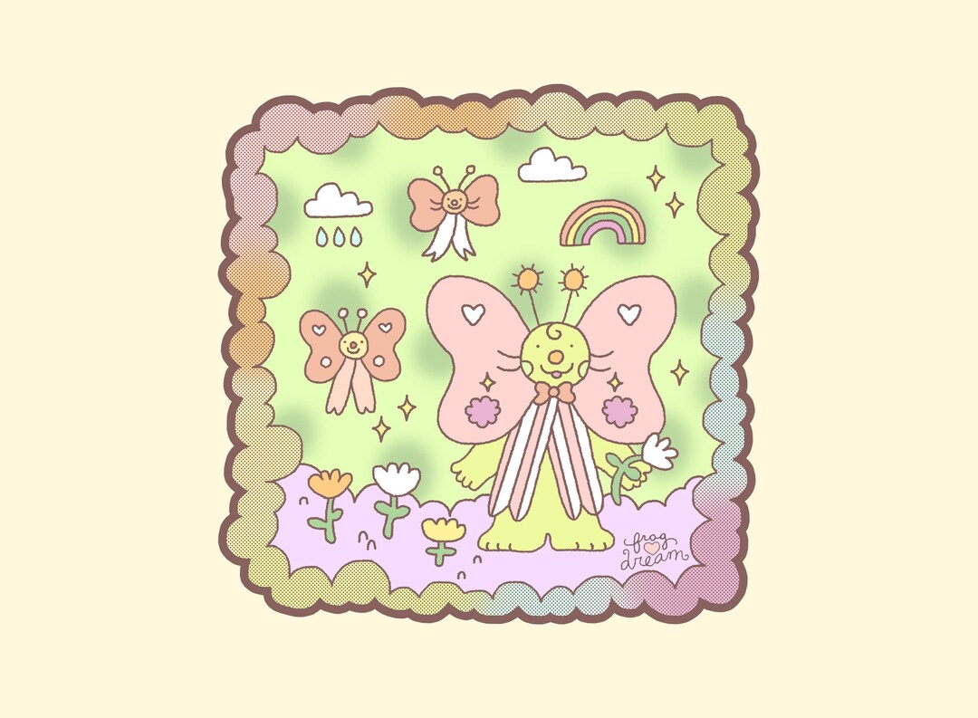 Butterflies in My Belly 2.0 Vinyl Sticker - Etsy