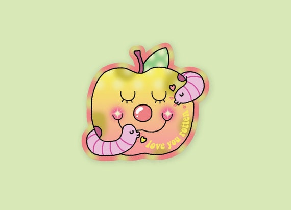 Rotting Apple Cartoon