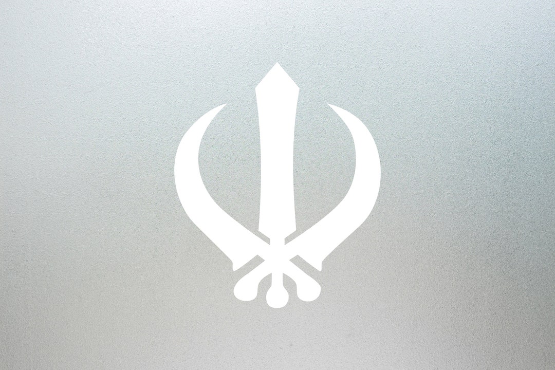 KHANDA Sikh Symbol Religion Vinyl Decal Sticker PVT - Etsy