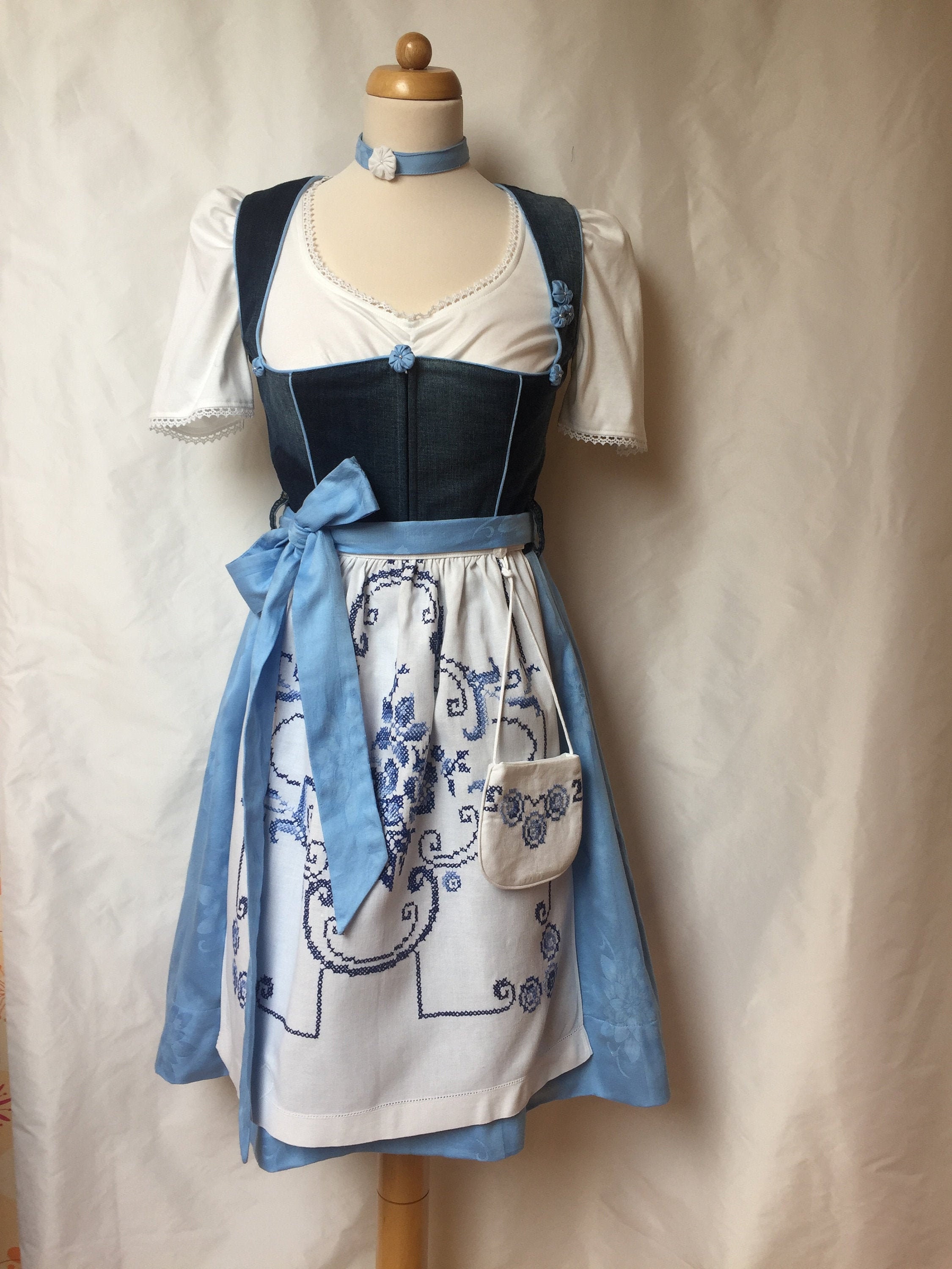 underskirt and blouse apron unusual upcycling model consisting of dress ...