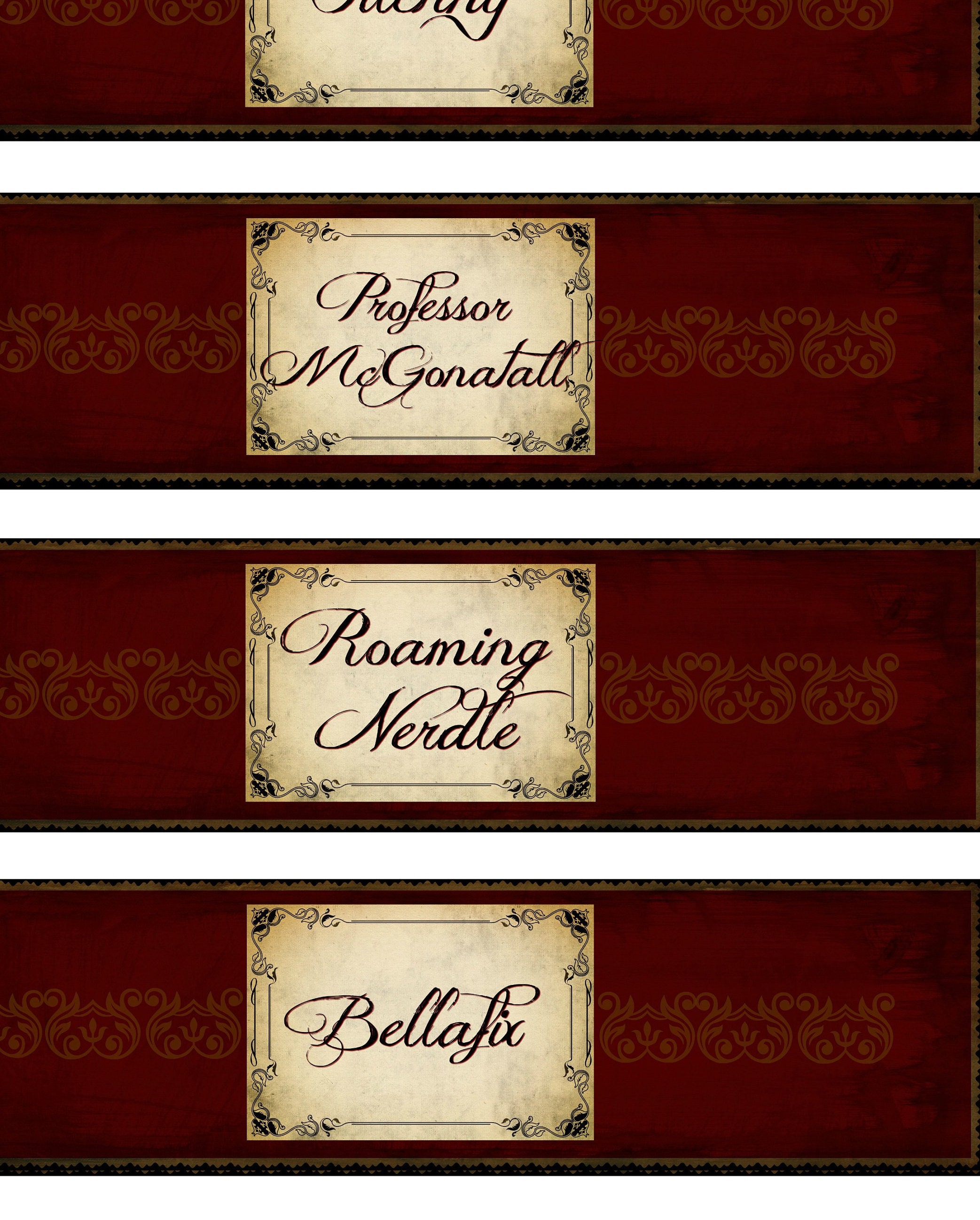 Water Bottle Labels Printable for Murder at the School of - Etsy