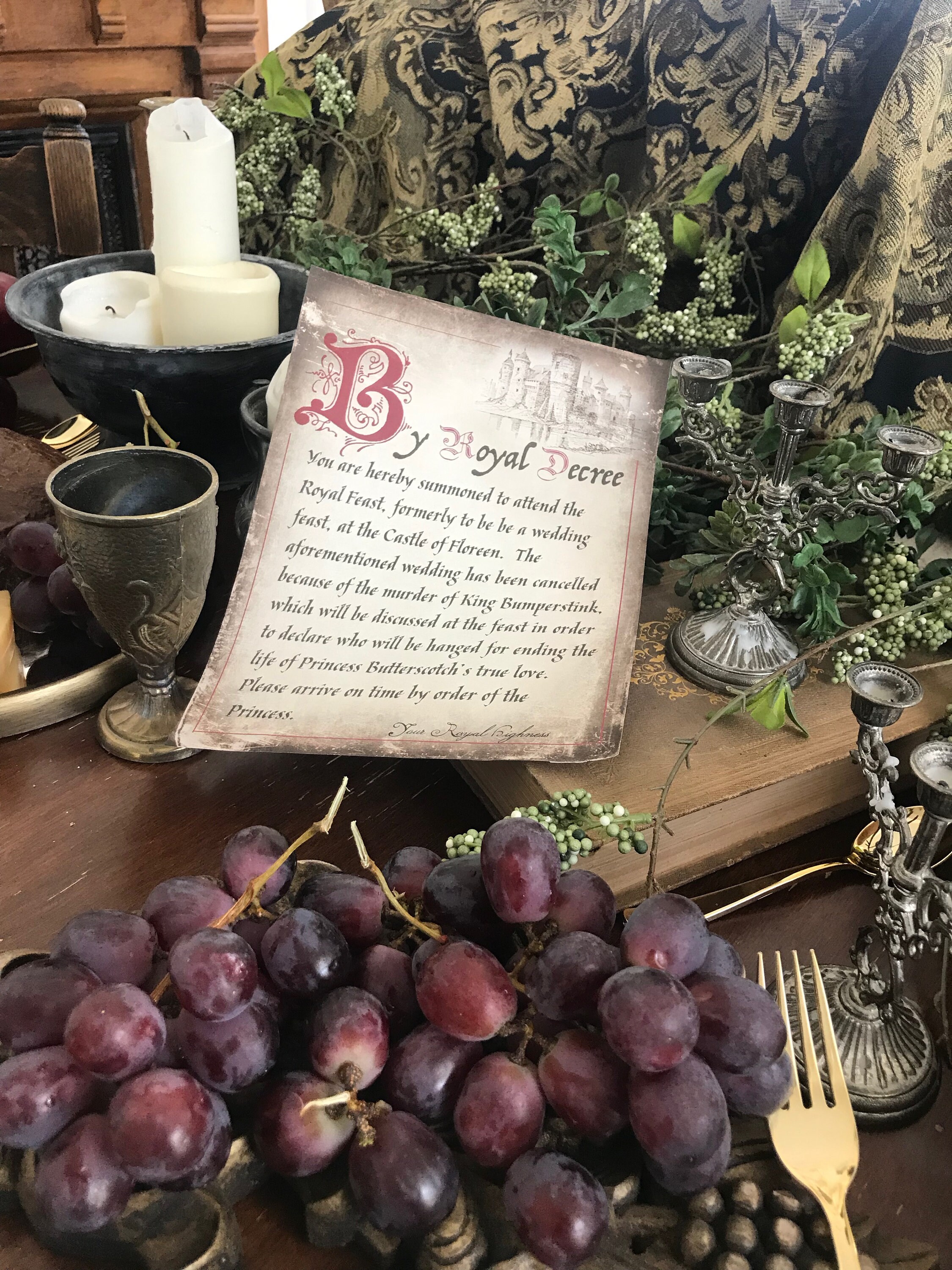 Murder Mystery Party - Who Killed the King? - Murder Mystery Dinner ...