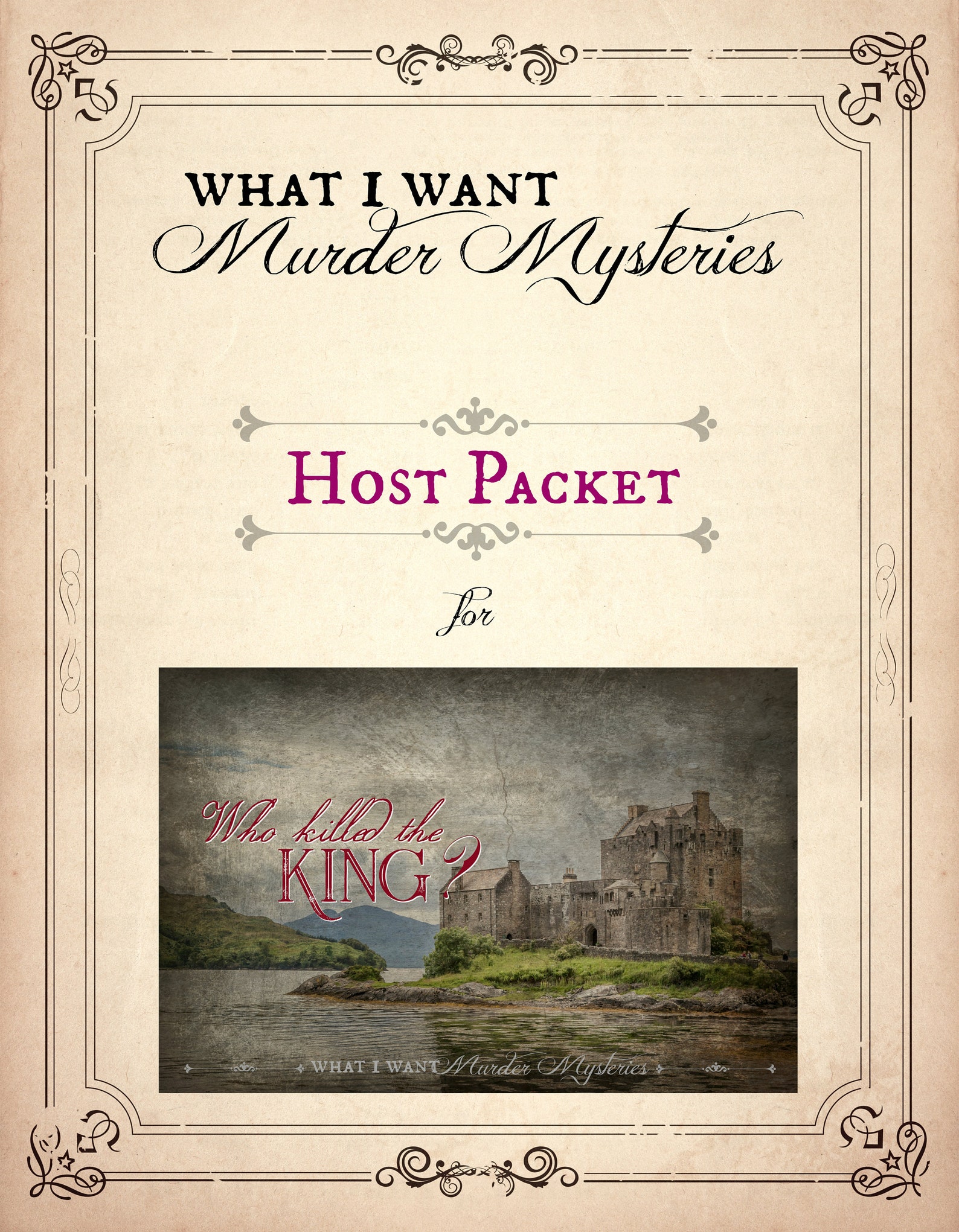 Murder Mystery Party - Who Killed the King? - Murder Mystery Dinner ...