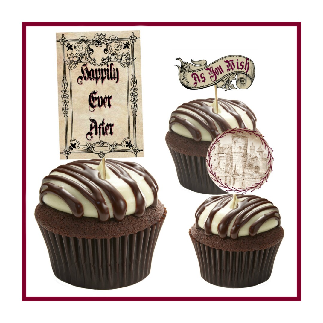 Cupcake Toppers for Murder Mystery "who Killed the King?" - Party Decor ...