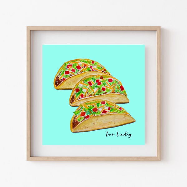 Taco Wall Art - Etsy