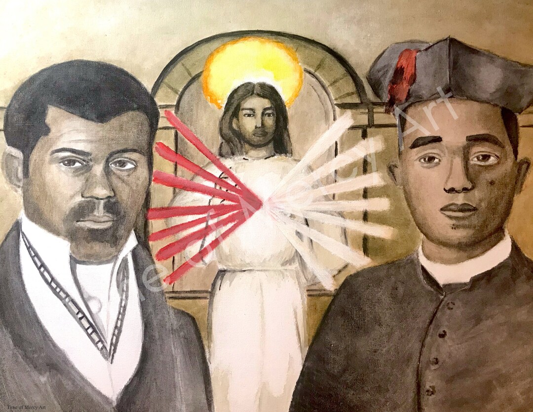 Pierre Toussaint Augustus Tolton Divine Mercy Painting Catholic Saints ...